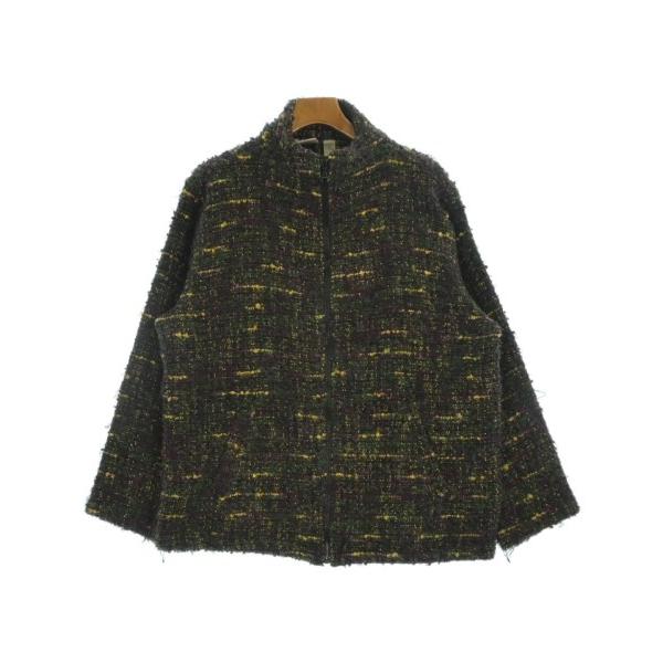 【ブランド】その他 (ソノタ)【タイプ】メンズ【商品番号】2200670239214r20260405【コンディション】ランク：B   【カラー】緑x黄x紫等(総柄)【サイズ】3(L位)【実寸(cm)】身幅:56.5cm,裄丈:83cm,着...