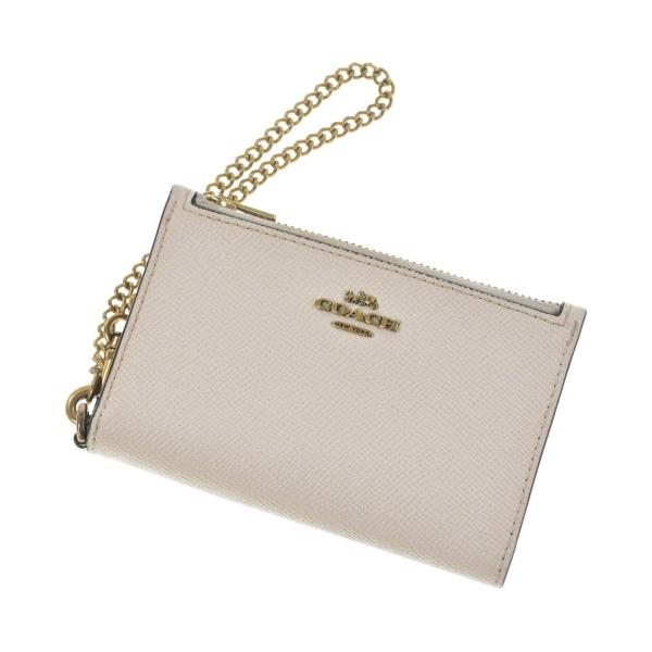 【ブランド】COACH (コーチ)【タイプ】レディース【商品番号】2200651250016r20260224【コンディション】ランク：B   【カラー】アイボリー【サイズ】-【実寸(cm)】縦:8.5cm,横:13cm【コメント】コイン・...