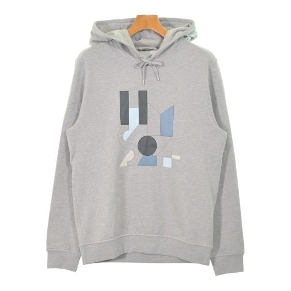 【ブランド】HERMES (エルメス)【タイプ】メンズ【商品番号】2200657950033r20260308【コンディション】ランク：A   【カラー】グレー【サイズ】S【実寸(cm)】身幅:51cm,肩幅:46cm,袖丈:67cm,着丈...