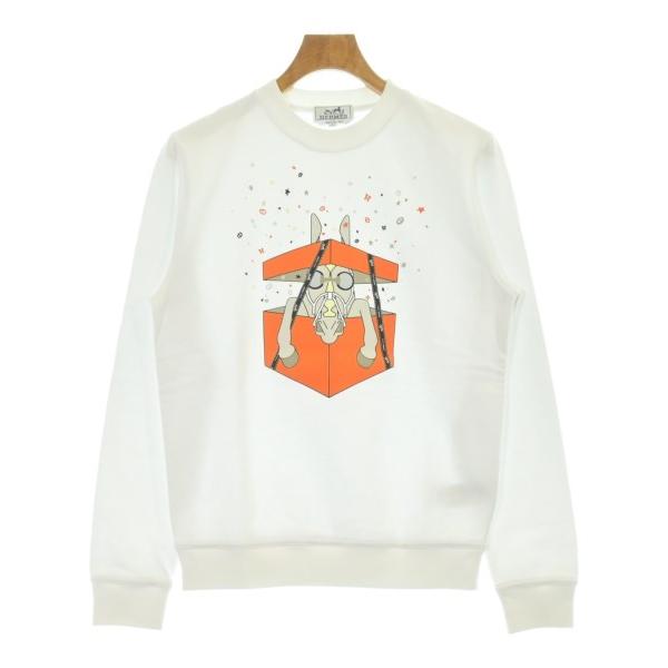 【ブランド】HERMES (エルメス)【タイプ】メンズ【商品番号】2200670590018r20260406【コンディション】ランク：A   【カラー】白【サイズ】XS【実寸(cm)】身幅:49cm,肩幅:41cm,袖丈:64cm,着丈:...