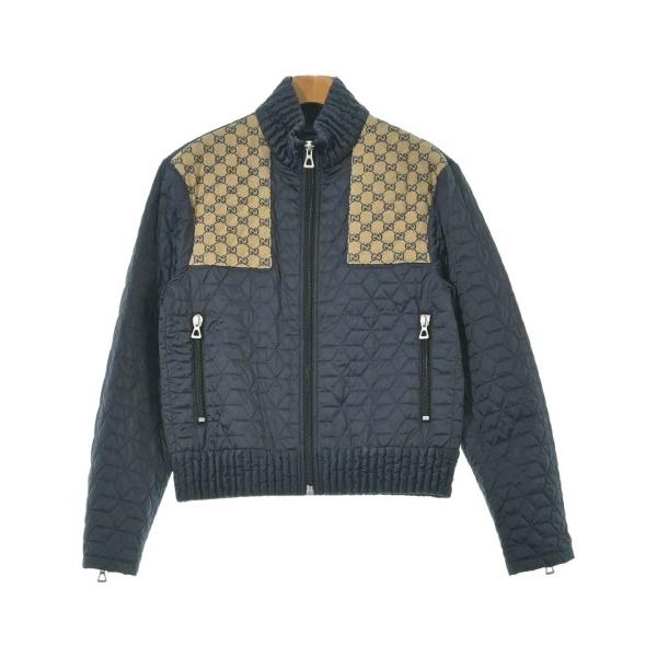 【ブランド】GUCCI (グッチ)【タイプ】メンズ【商品番号】2200644121033r20260123【コンディション】ランク：新品同様   【カラー】紺xベージュ【サイズ】50(XL位)【実寸(cm)】身幅:53cm,肩幅:50cm,...