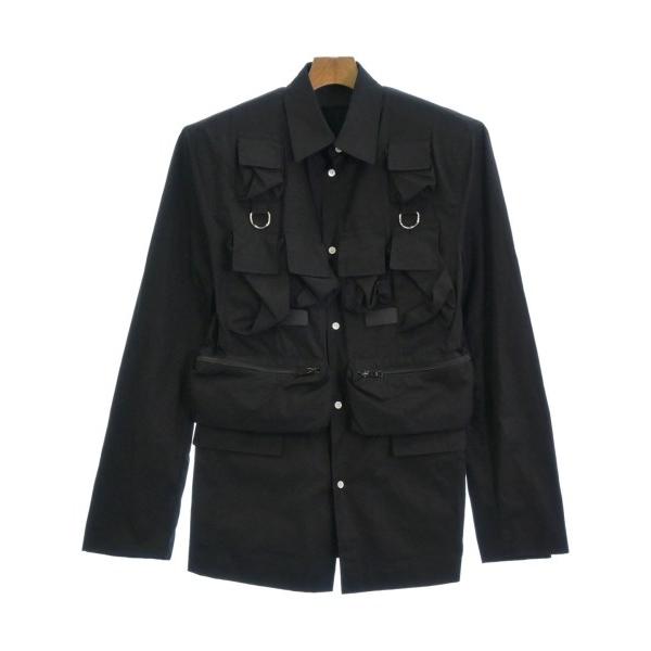 【タイプ】メンズ【商品番号】2200483408098r20240911【コンディション】ランク：新品同様   【カラー】黒【サイズ】46(M位)【実寸(cm)】身幅:53cm,肩幅:52cm,袖丈:70cm,着丈:83cm【付属品】肩パッ...