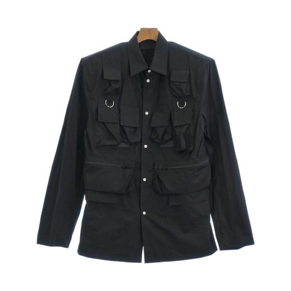 【タイプ】メンズ【商品番号】2200483408111r20240911【コンディション】ランク：新品同様   【カラー】黒【サイズ】52(XXL位)【実寸(cm)】身幅:57cm,肩幅:51cm,袖丈:74cm,着丈:83cm【付属品】肩...