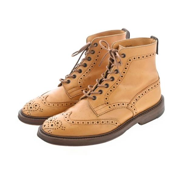 【ブランド】Tricker's (トリッカーズ)【タイプ】メンズ【商品番号】2200620771122r20251125【コンディション】ランク：B   【カラー】ベージュ【サイズ】UK9 1/2(28cm位)【実寸(cm)】高さ:14.5...