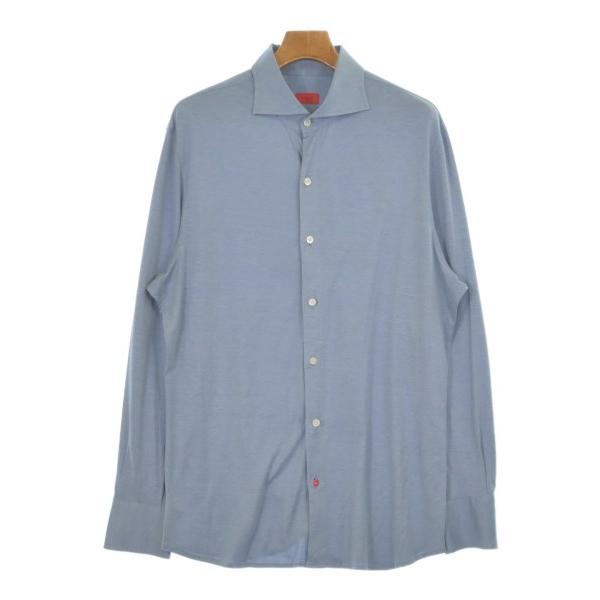 【ブランド】ISAIA (イサイア)【タイプ】メンズ【商品番号】2200584446111r20250912【コンディション】ランク：A   【カラー】青系【サイズ】41(XL位)【実寸(cm)】身幅:49cm,肩幅:48.5cm,袖丈:6...