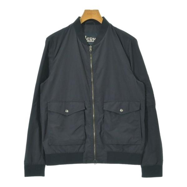 【ブランド】HERNO (ヘルノ)【タイプ】メンズ【商品番号】2200671925024r20260408【コンディション】ランク：B   詳細：スレ、変色あり【カラー】紺【サイズ】50(XL位)【実寸(cm)】身幅:50.5cm,肩幅:4...