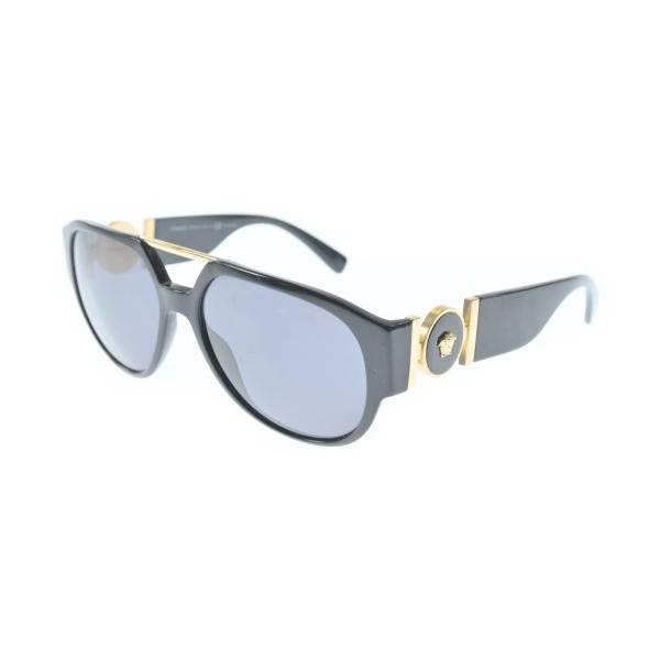 【ブランド】VERSACE (ヴェルサーチ)【タイプ】レディース【商品番号】2200663137015r20260329【コンディション】ランク：B   詳細：レンズ小傷あり【カラー】黒【サイズ】-【実寸(cm)】フレーム:14cm,テンプ...