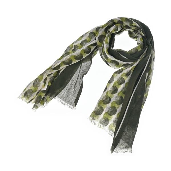 【ブランド】MARCEL LASSANCE (マルセルラサンス)【タイプ】メンズ【商品番号】2200622831077r20251112【コンディション】ランク：A   【カラー】白x緑系(総柄)【サイズ】-【実寸(cm)】全長:182cm...