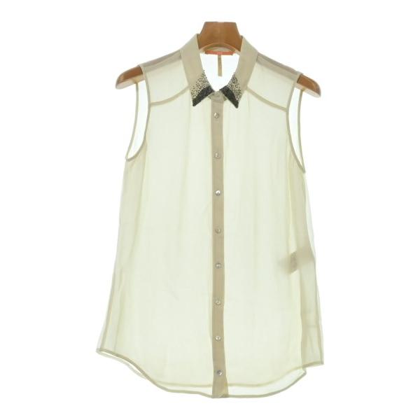 【ブランド】BOSS ORANGE (ボス　オレンジ)【タイプ】レディース【商品番号】2200601776023r20250914【コンディション】ランク：B   【カラー】ベージュ【サイズ】36(XS位)【実寸(cm)】身幅:37cm,肩...