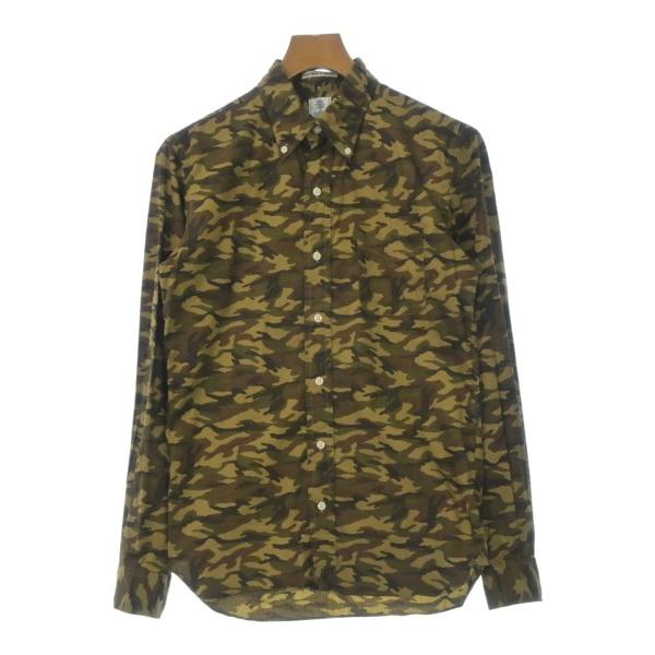 【タイプ】メンズ【商品番号】2200500596036r20241103【コンディション】ランク：B   【カラー】カーキx茶x黒(迷彩)【サイズ】32(XS位)【実寸(cm)】身幅:45cm,肩幅:42cm,袖丈:64cm,着丈:74cm...