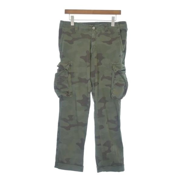 【ブランド】J.W.BRINE (ジェイダブリューブライン)【タイプ】メンズ【商品番号】2200620494175r20251112【コンディション】ランク：B   詳細：スレあり【カラー】緑x茶(迷彩)【サイズ】46(M位)【実寸(cm)...