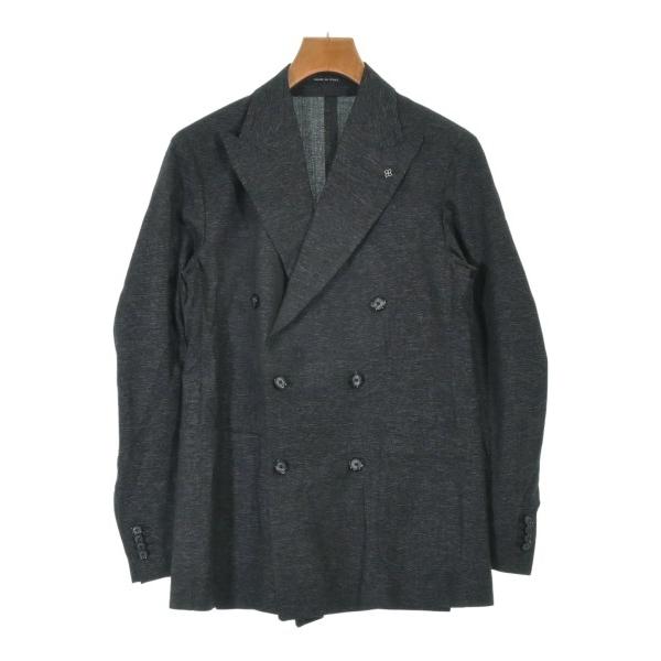 【ブランド】TAGLIATORE (タリアトーレ)【タイプ】メンズ【商品番号】2200656299027r20260228【コンディション】ランク：A   【カラー】黒系【サイズ】44(S位)【実寸(cm)】身幅:43.5cm,肩幅:41c...