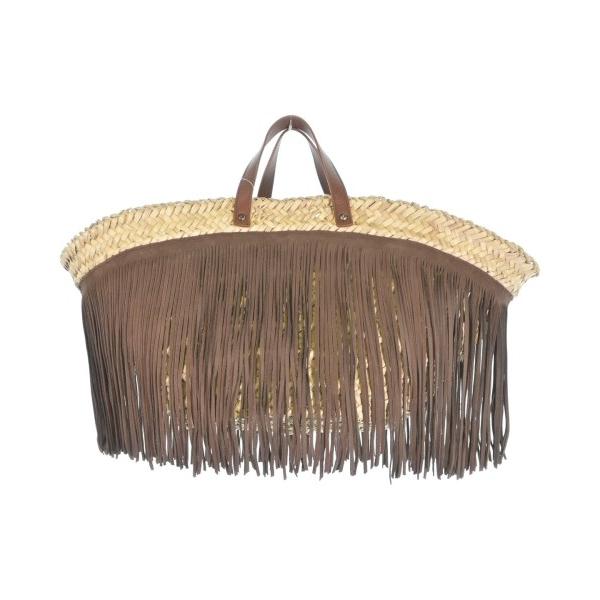 【ブランド】ATELIER AMBOISE (アトリエアンボワーズ)【タイプ】レディース【商品番号】2200644776806r20260223【コンディション】ランク：新品同様   【カラー】ベージュx茶【サイズ】-【実寸(cm)】最大横...