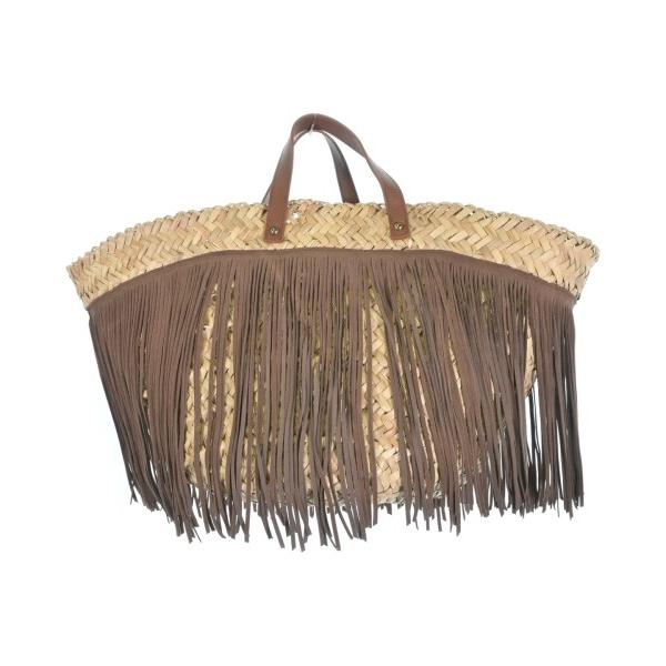 【ブランド】ATELIER AMBOISE (アトリエアンボワーズ)【タイプ】レディース【商品番号】2200644776813r20260223【コンディション】ランク：新品同様   【カラー】ベージュx茶【サイズ】-【実寸(cm)】最大横...