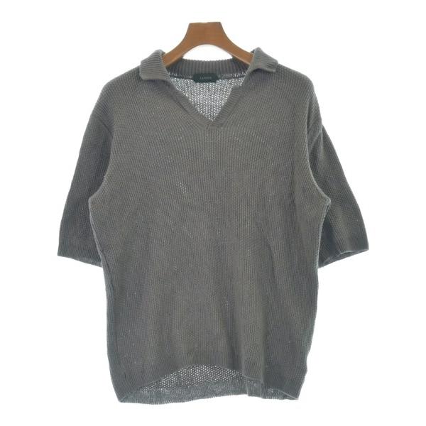 【ブランド】ZANONE (ザノーネ)【タイプ】メンズ【商品番号】2200643219021r20260226【コンディション】ランク：B   詳細：左袖口ほつれあり【カラー】グレー【サイズ】50(XL位)【実寸(cm)】身幅:47cm,肩...