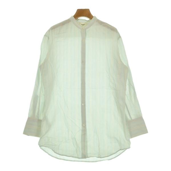 【ブランド】BARENA (バレナ)【タイプ】レディース【商品番号】2200576308144r20260204【コンディション】ランク：B   【カラー】水色x白x赤(ストライプ)【サイズ】40(M位)【実寸(cm)】身幅:49cm,肩幅...
