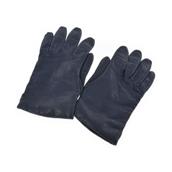 【ブランド】sermoneta gloves (セルモネータグローブズ)【タイプ】レディース【商品番号】2200654739075r20260214【コンディション】ランク：B   【カラー】紺【サイズ】-【実寸(cm)】手首まわり:19c...