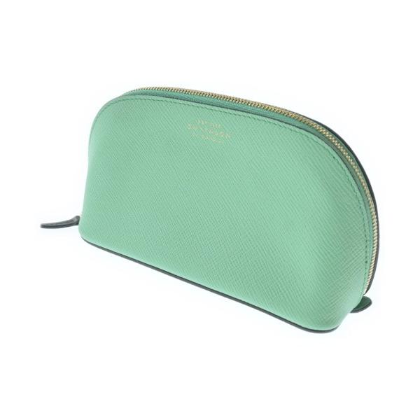 【ブランド】SMYTHSON (スマイソン)【タイプ】レディース【商品番号】2200655652083r20260308【コンディション】ランク：B   【カラー】緑【サイズ】-【実寸(cm)】横:19cm,高さ:10.5cm,マチ:7cm...