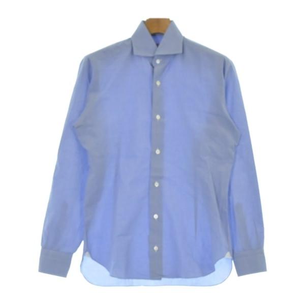 【ブランド】BARBA DANDYLIFE (バルバダンディライフ)【タイプ】メンズ【商品番号】2200672972119r20260421【コンディション】ランク：B   詳細：首まわり汚れあり【カラー】青(総柄)【サイズ】38(S位)【...