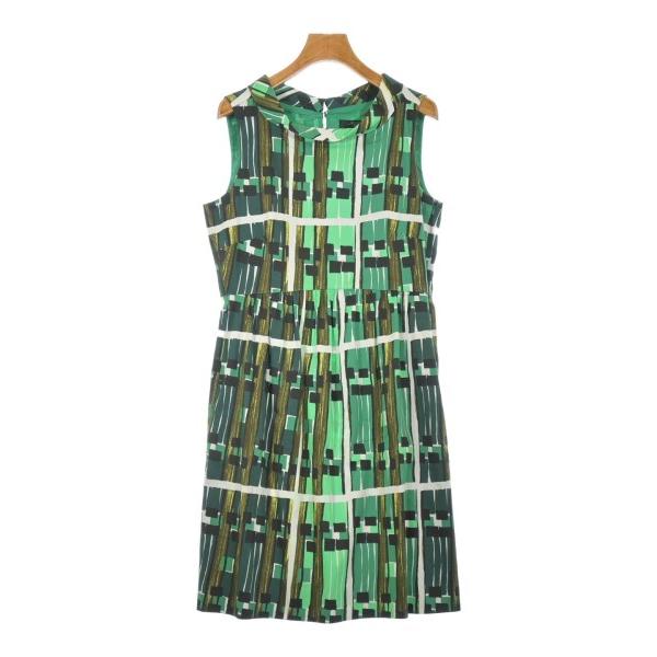 【ブランド】MAX MARA WEEK END LINE (マックスマーラ　ウィークエンドライン)【タイプ】レディース【商品番号】2200588067282r20251013【コンディション】ランク：B   【カラー】緑x黒x白等(総柄)【...