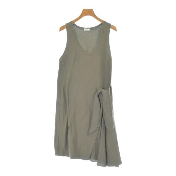 【ブランド】BRUNELLO CUCINELLI (ブルネロ　クチネリ)【タイプ】レディース【商品番号】2200635289063r20260205【コンディション】ランク：B   詳細：スレあり【カラー】グレーベージュ【サイズ】M【実寸(...