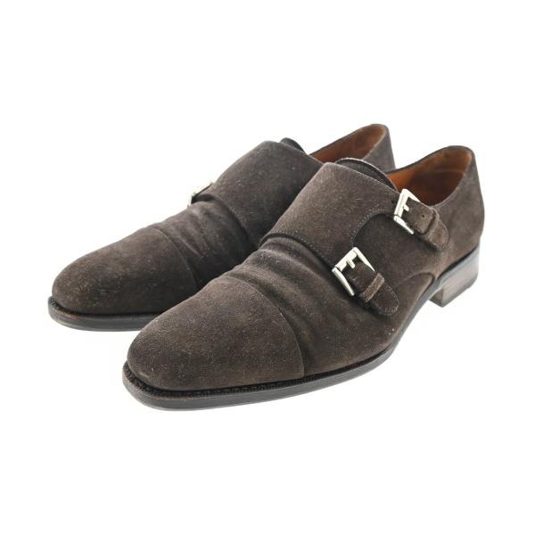 【ブランド】YANKO (ヤンコ)【タイプ】メンズ【商品番号】2200631578017r20251208【コンディション】ランク：B   詳細：スレあり【カラー】茶【サイズ】UK7(25.5cm位)【実寸(cm)】高さ:6.5cm,ヒール...