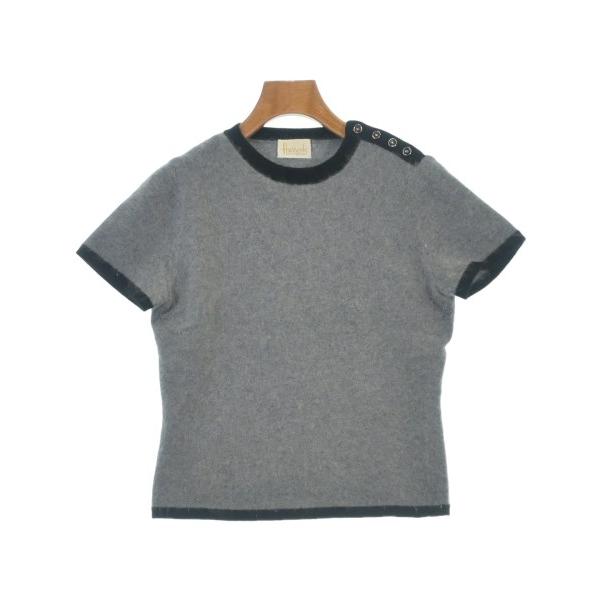 【ブランド】Harrods (ハロッズ)【タイプ】レディース【商品番号】2200687362035r20260528【コンディション】ランク：B   【カラー】グレー【サイズ】-(M位)【実寸(cm)】身幅:40.5cm,肩幅:36cm,袖...