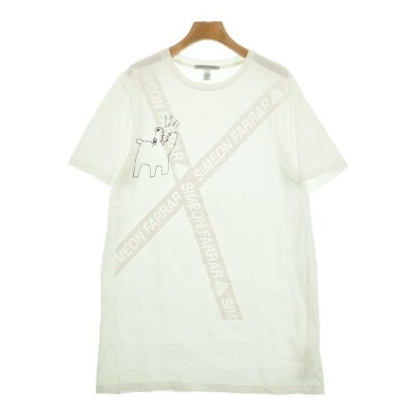 【ブランド】SIMEON FARRAR (シメオンファラー)【タイプ】レディース【商品番号】2200655024309r20260304【コンディション】ランク：B   詳細：前中央汚れあり【カラー】白【サイズ】S【実寸(cm)】身幅:49...