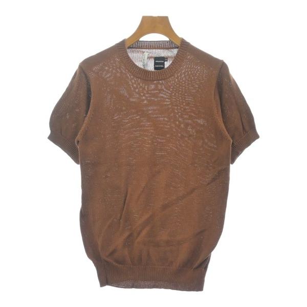 【タイプ】レディース【商品番号】2200542156076r20250324【コンディション】ランク：B   【カラー】茶【サイズ】S【実寸(cm)】身幅:43.5cm,肩幅:38cm,袖丈:23cm,着丈:67.5cm【素材】綿100% ...