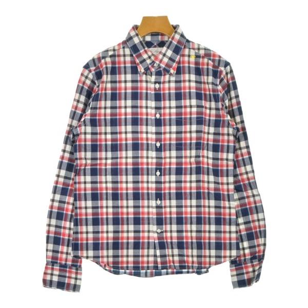 【ブランド】Sweep!! (スウィープ)【タイプ】メンズ【商品番号】2200621238020r20251107【コンディション】ランク：B   【カラー】紺x赤x白(チェック)【サイズ】1(S位)【実寸(cm)】身幅:47cm,肩幅:4...