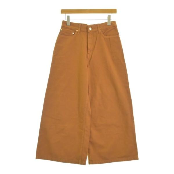 【ブランド】caqu (サキュウ)【タイプ】レディース【商品番号】2200671905019r20260411【コンディション】ランク：B   【カラー】キャメル【サイズ】0(XS位)【実寸(cm)】ウエスト:67cm,裾周り:64cm,ヒ...