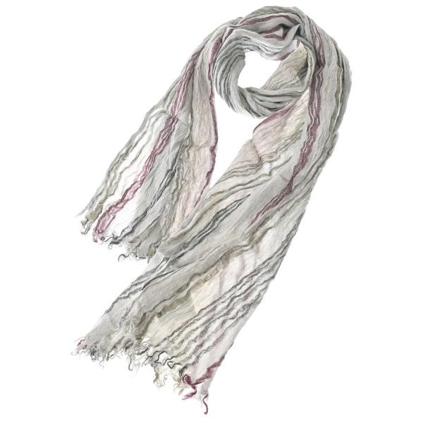 【ブランド】MESSAGERIE (メッサジェリエ)【タイプ】メンズ【商品番号】2200643321090r20260122【コンディション】ランク：B   【カラー】オフホワイトxエンジx黒等【サイズ】-【実寸(cm)】全長:160cm,...