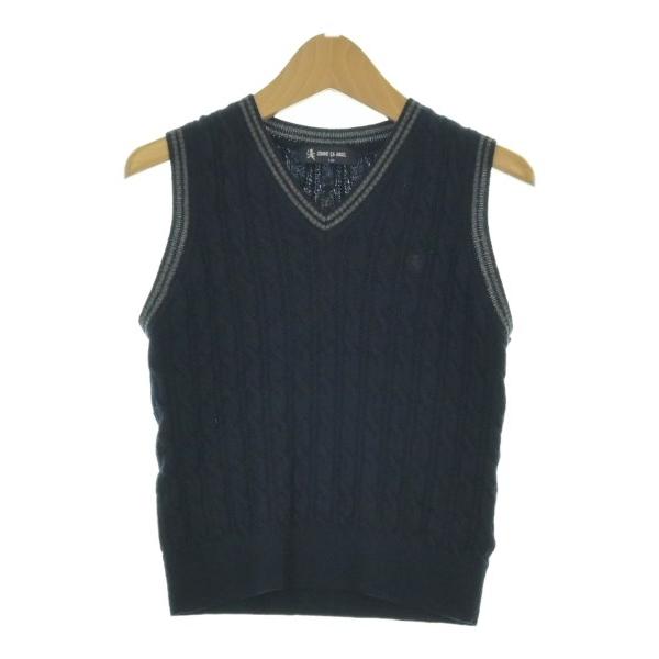 【ブランド】COMME CA angel (コムサエンジェル)【タイプ】キッズ【商品番号】2200692208045r20260704【コンディション】ランク：B   【カラー】紺【サイズ】130(9T-10T)【実寸(cm)】身幅:32c...