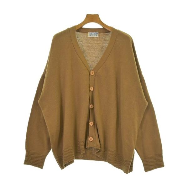 【ブランド】TEMPTATION (テンプテーション)【タイプ】メンズ【商品番号】2200629711044r20260405【コンディション】ランク：B   詳細：毛羽立ちあり【カラー】茶【サイズ】-(XXL位)【実寸(cm)】身幅:75...