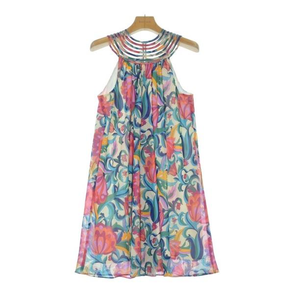 【ブランド】TRINA TURK (トリーナターク)【タイプ】レディース【商品番号】2200592443140r20251018【コンディション】ランク：新品同様   【カラー】白x青x緑等(総柄)【サイズ】XS【実寸(cm)】身幅:49c...