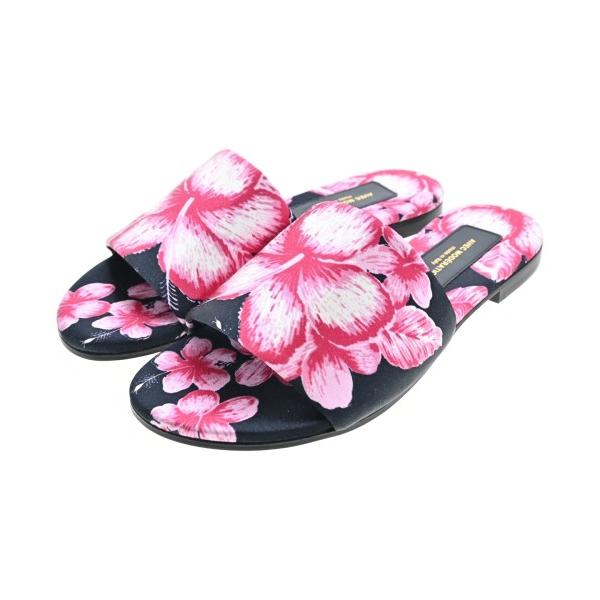 【ブランド】AVEC MODERATION (アベックモデレーション)【タイプ】レディース【商品番号】2200591401141r20251018【コンディション】ランク：A   【カラー】ピンクx黒(花柄)【サイズ】EU38(24.5cm...