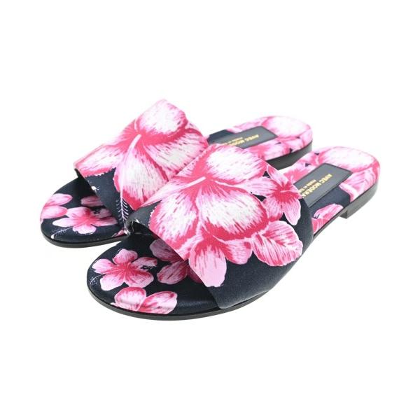 【ブランド】AVEC MODERATION (アベックモデレーション)【タイプ】レディース【商品番号】2200592335520r20251105【コンディション】ランク：新品同様   【カラー】黒x白xピンク(花柄)【サイズ】EU35(2...