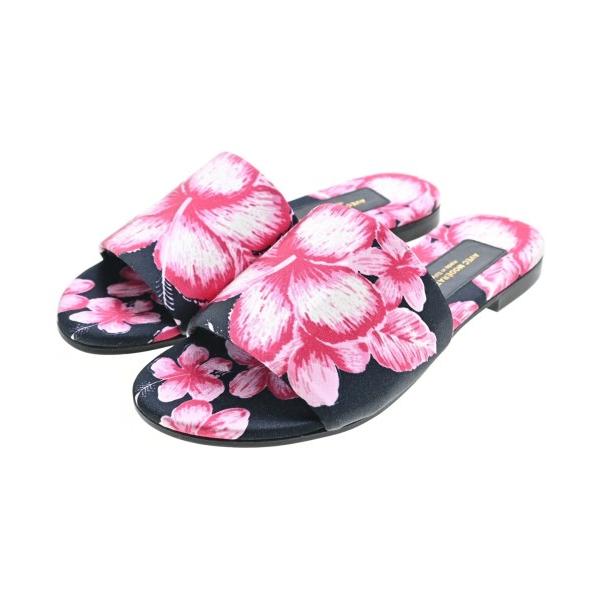 【ブランド】AVEC MODERATION (アベックモデレーション)【タイプ】レディース【商品番号】2200592335537r20251005【コンディション】ランク：新品同様   【カラー】黒x白xピンク(花柄)【サイズ】EU36(2...