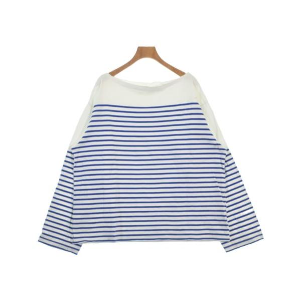 【ブランド】SURT (サート)【タイプ】レディース【商品番号】2200686749059r20260524【コンディション】ランク：B   詳細：スレ、首まわり汚れあり【カラー】白x青(ボーダー)【サイズ】F【実寸(cm)】身幅:62cm...