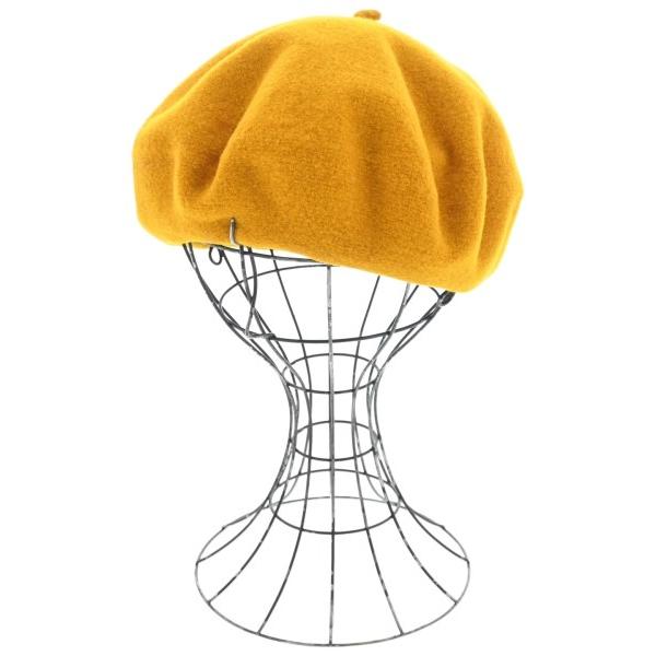 【ブランド】LAULHERE (ローレール)【タイプ】レディース【商品番号】2200666057020r20260329【コンディション】ランク：B   詳細：所々毛羽立ち、汚れあり【カラー】黄【サイズ】-【実寸(cm)】頭まわり:56cm...