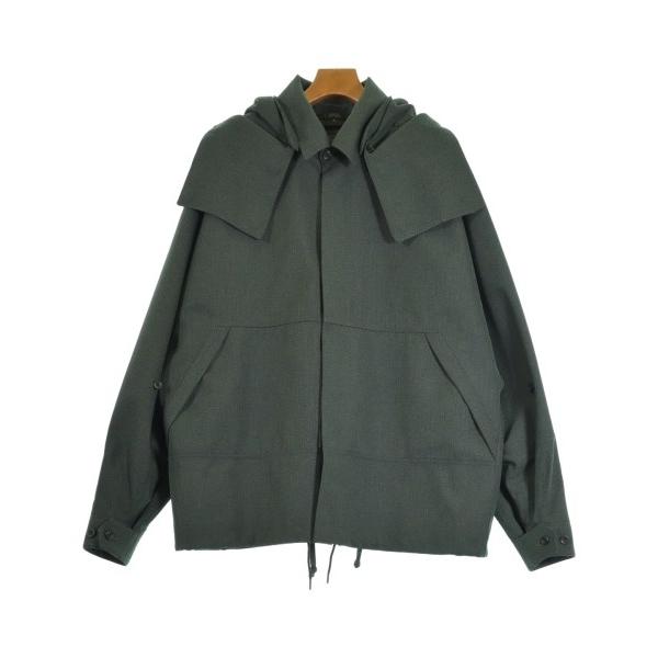 【ブランド】Norwegian Rain (ノルウェージャンレイン)【タイプ】メンズ【商品番号】2200658291012r20260222【コンディション】ランク：B   【カラー】緑(ヘリンボーン)【サイズ】M【実寸(cm)】身幅:70...