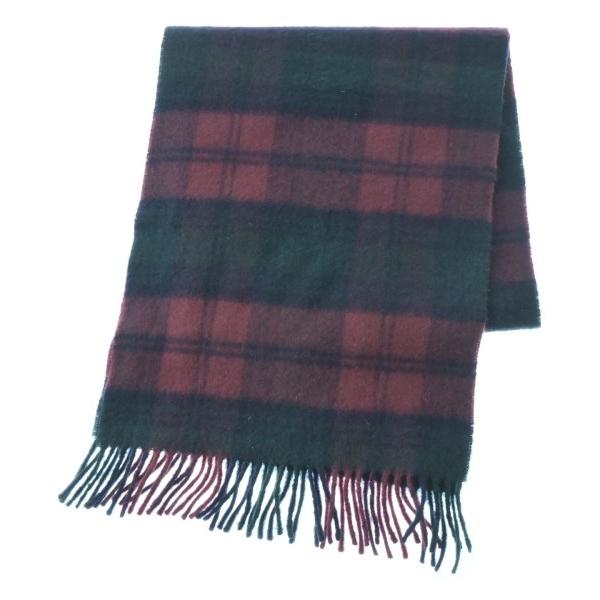 【ブランド】Johnstons of Elgin (ジョンストンズオブエルガン)【タイプ】メンズ【商品番号】2200684501062r20260530【コンディション】ランク：B   【カラー】赤x緑x紺(チェック)【サイズ】-【実寸(c...