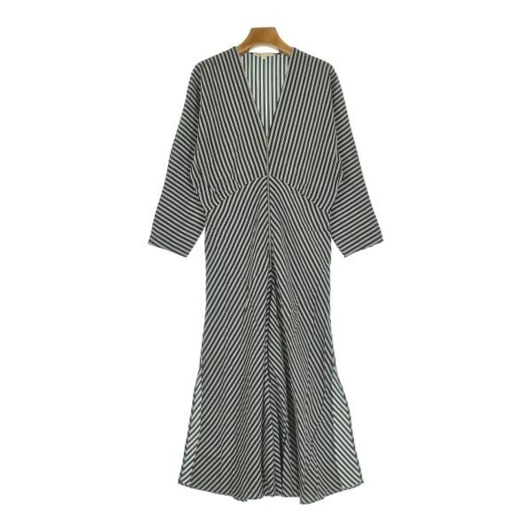 【ブランド】maje (マージュ)【タイプ】レディース【商品番号】2200651360098r20260130【コンディション】ランク：B   【カラー】黒x白(ストライプ)【サイズ】3(L位)【実寸(cm)】身幅:40cm,裄丈:68cm...