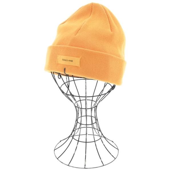 【ブランド】SOULLAND (ソウルランド)【タイプ】メンズ【商品番号】2200646283210r20260131【コンディション】ランク：B   【カラー】オレンジ【サイズ】-【実寸(cm)】頭まわり:52cm,高さ:20cm【素材】...