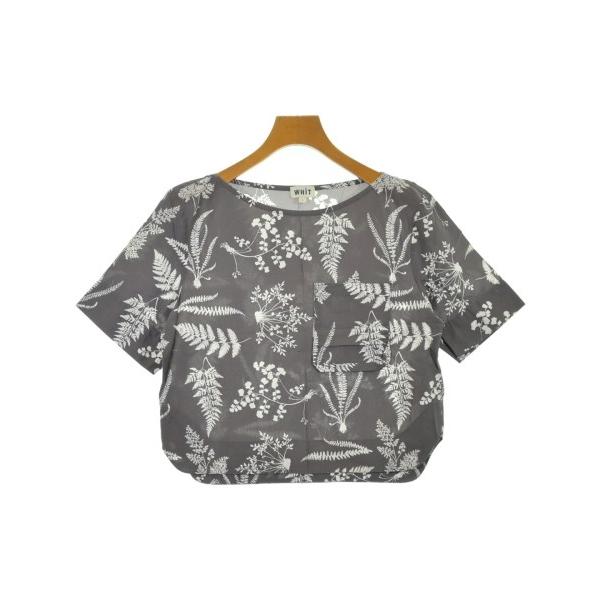 【ブランド】WHIT (ウィット)【タイプ】レディース【商品番号】2200561825069r20251022【コンディション】ランク：A   【カラー】グレーx白(総柄)【サイズ】S【実寸(cm)】身幅:47.5cm,肩幅:42cm,袖丈...