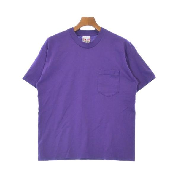 【ブランド】BAYSIDE (ベイサイド)【タイプ】メンズ【商品番号】2200604893642r20250930【コンディション】ランク：B   【カラー】紫【サイズ】L【実寸(cm)】身幅:51.5cm,肩幅:49cm,袖丈:19cm,...