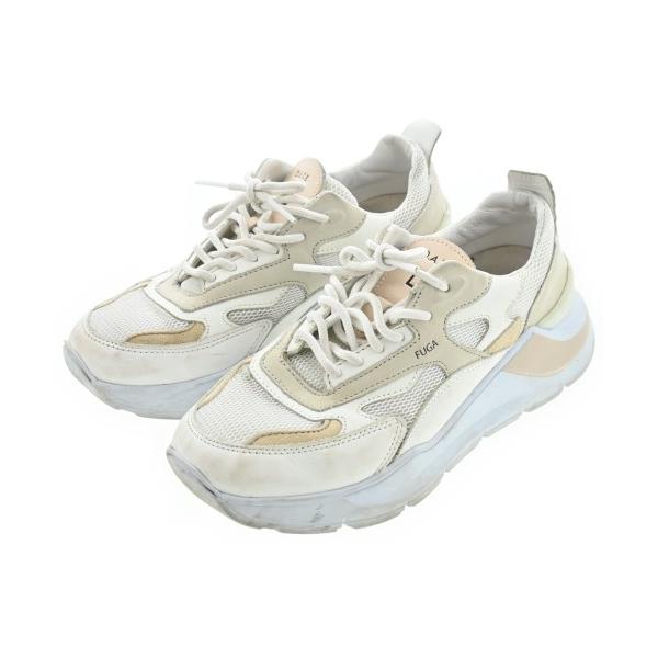 【ブランド】D.A.T.E. (デイト)【タイプ】レディース【商品番号】2200633088194r20260128【コンディション】ランク：B   【カラー】白xベージュ【サイズ】22.5cm【実寸(cm)】高さ:5cm,ヒール:4cm,...