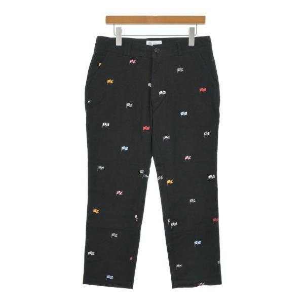 【ブランド】i love ugly (アイラブアグリー)【タイプ】メンズ【商品番号】2200647996058r20260215【コンディション】ランク：新品同様   【カラー】黒x白x赤等(総柄)【サイズ】M【実寸(cm)】ウエスト:81...