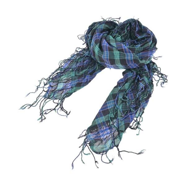 【ブランド】A PEACE TREATY (アピーストリーティー)【タイプ】メンズ【商品番号】2200643573512r20260125【コンディション】ランク：A   【カラー】緑x青x黒等(チェック)【サイズ】-【実寸(cm)】縦:2...