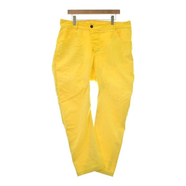 【タイプ】メンズ【商品番号】2200491102032r20241006【コンディション】ランク：B   【カラー】黄(デニム)【サイズ】XXL【実寸(cm)】ウエスト:94.5cm,裾周り:37.5cm,ヒップ:99.5cm,わたり:62...